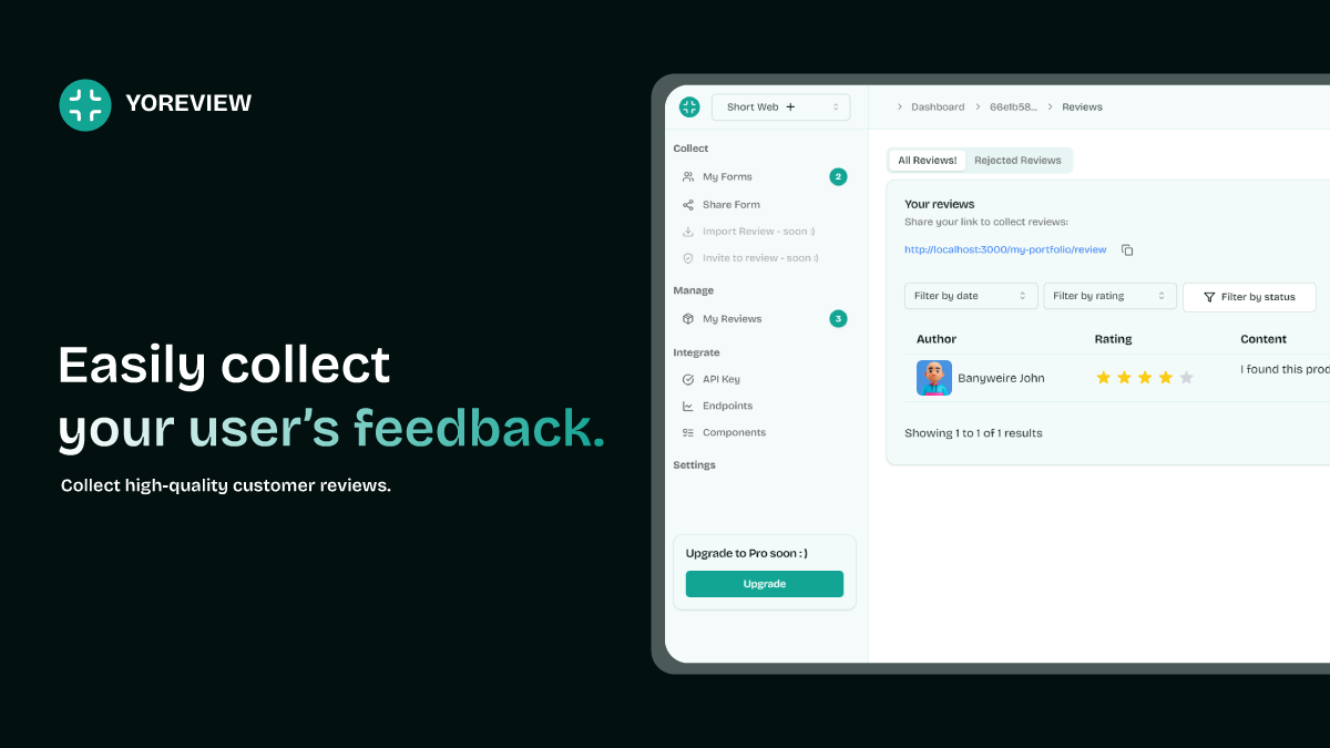 Collect high-quality customer reviews | YoReview